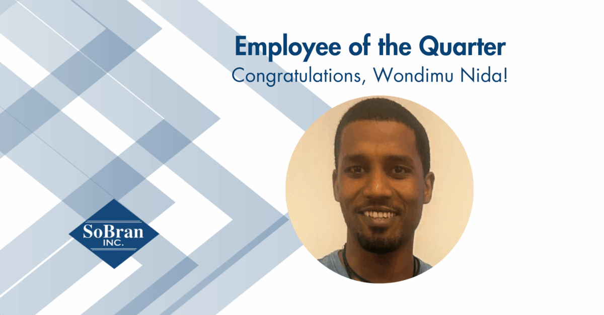Employee of the Quarter: Wondimu Nida (January - March 2025) | SoBran Inc.